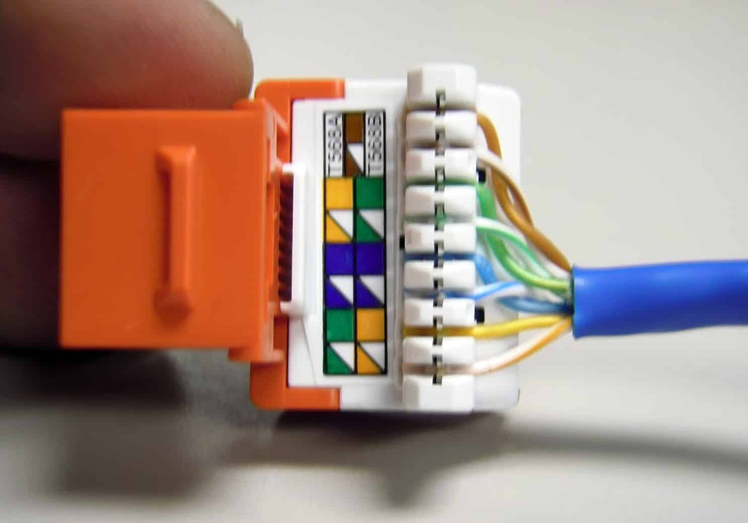 Installation C blage Prises RJ45 Connectique R seau Informatique